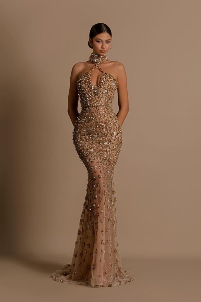 11 Gold Evening Dresses That'll Make You Look Like a Million Bucks