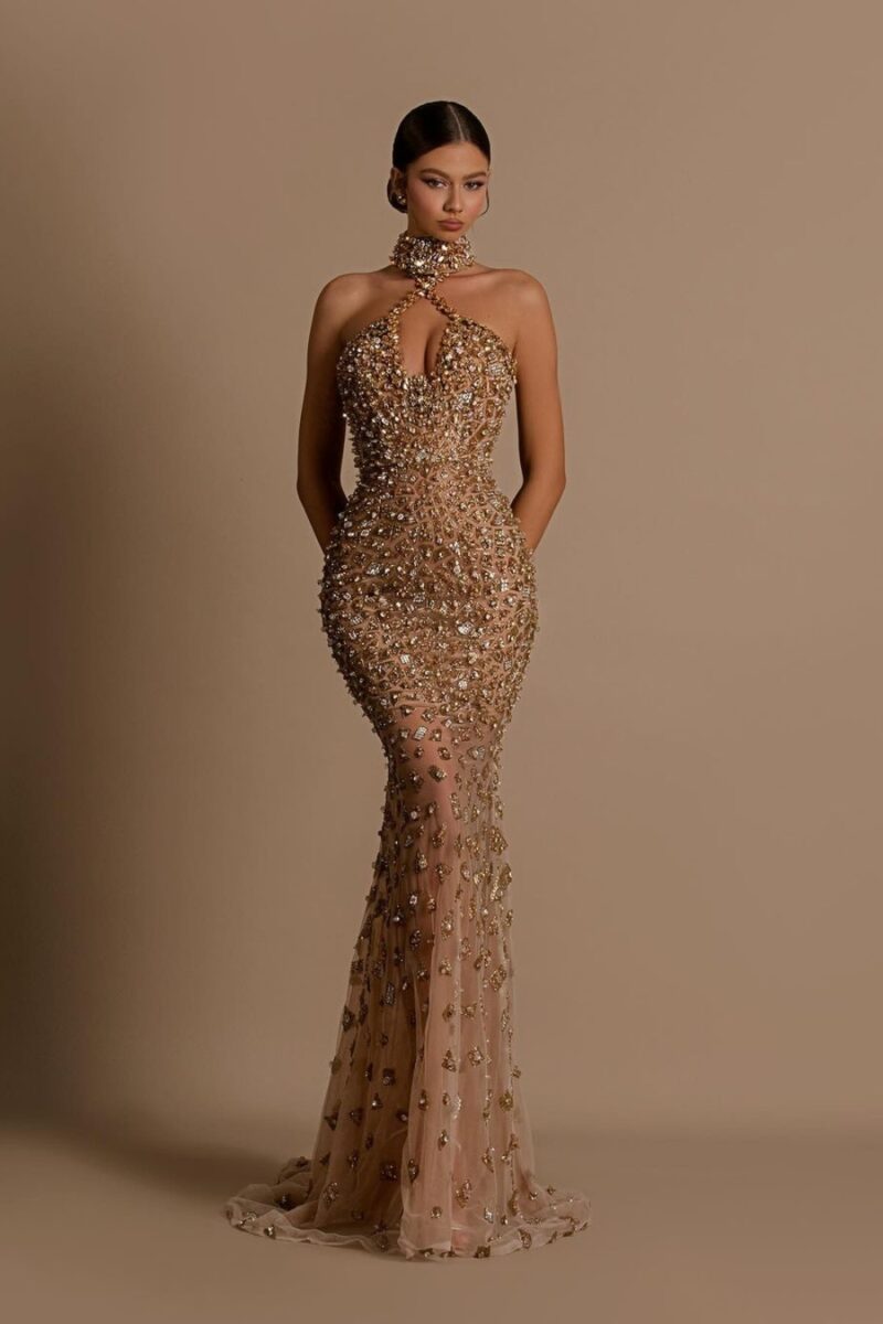 12 Gold Evening Dresses That'll Make You Look Like a Million Bucks