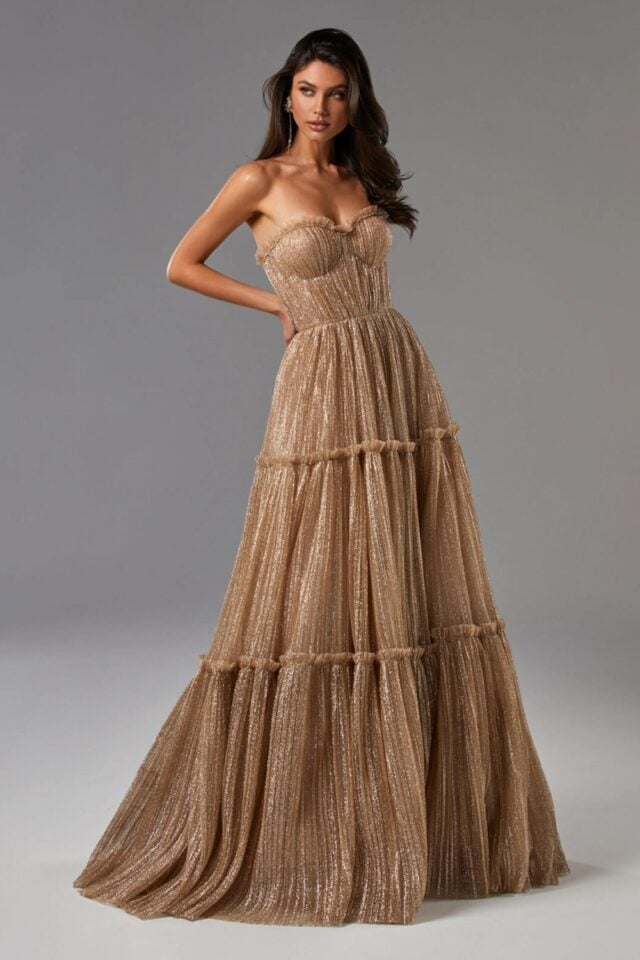 12 Gold Evening Dresses That'll Make You Look Like a Million Bucks