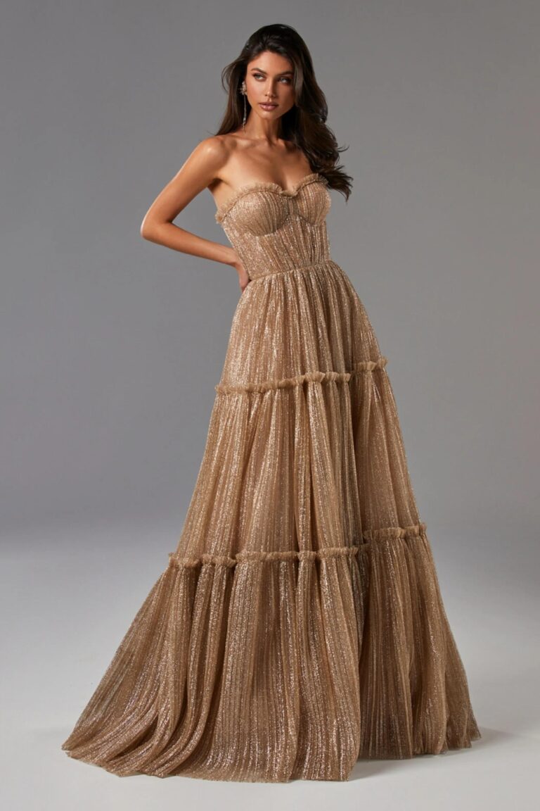 11 Gold Evening Dresses That'll Make You Look Like a Million Bucks