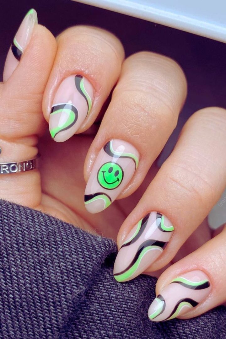 You Need These 20 Smiley Nail Designs in Your Life ASAP