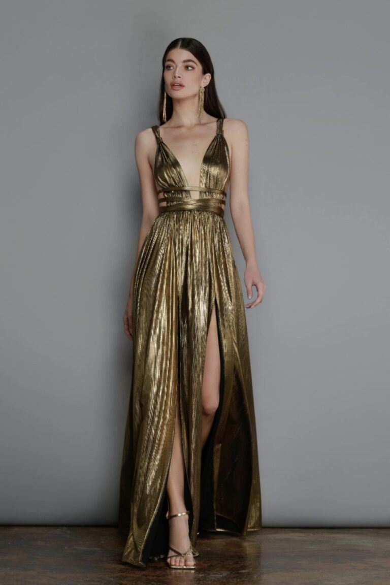 11 Gold Evening Dresses That'll Make You Look Like a Million Bucks