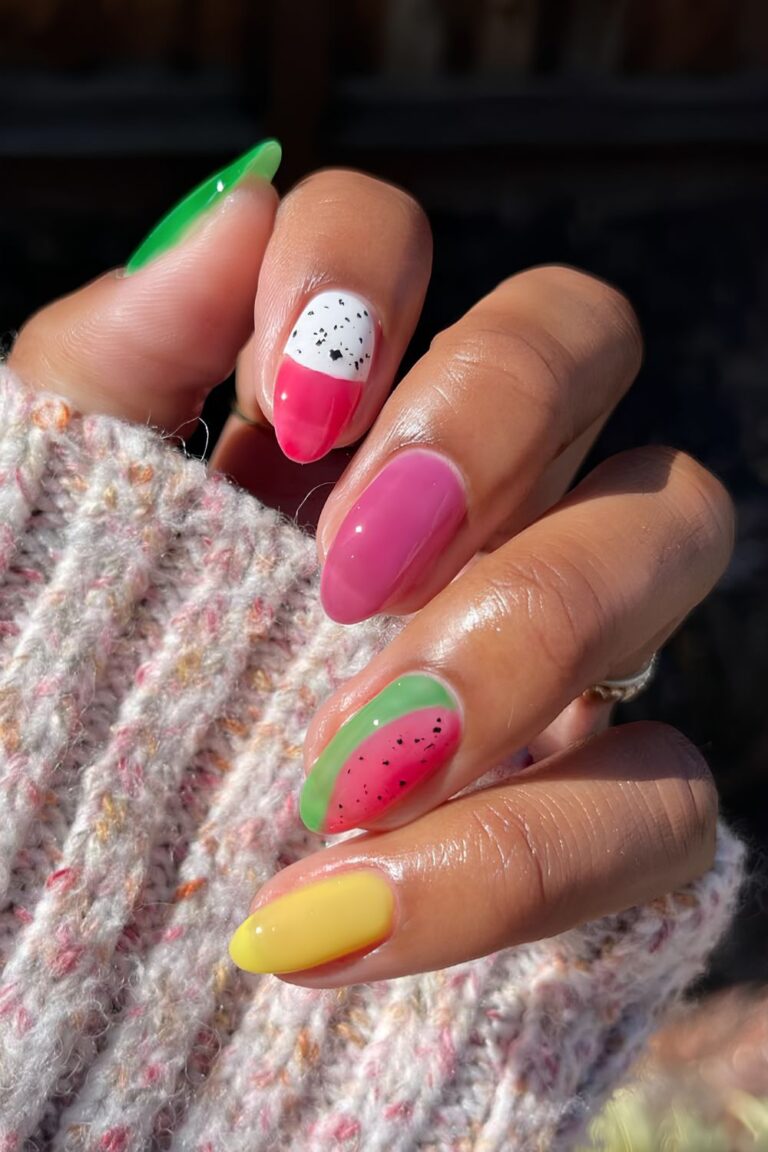 20 Cute & Bright Fruit Nail Ideas for Your Next Mani