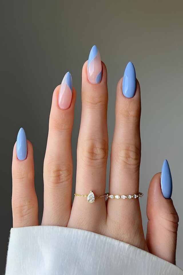 45 Light Blue Nail Ideas for the Prettiest Mani Ever