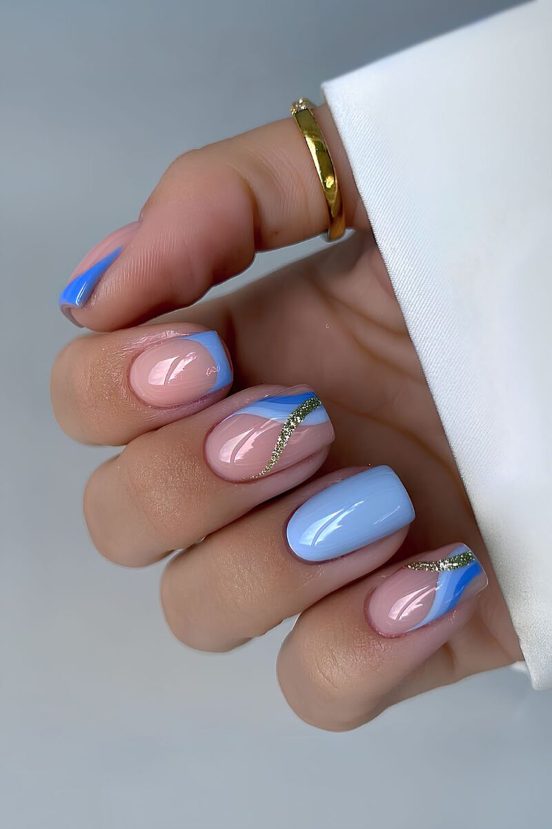 45 Light Blue Nail Ideas for the Prettiest Mani Ever