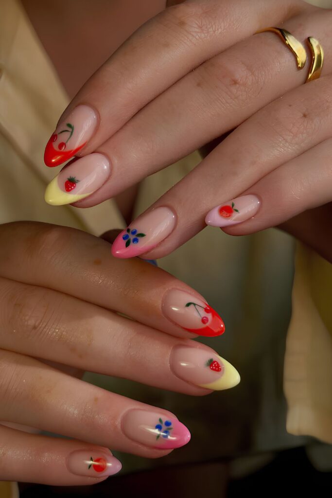20 Cute & Bright Fruit Nail Ideas for Your Next Mani