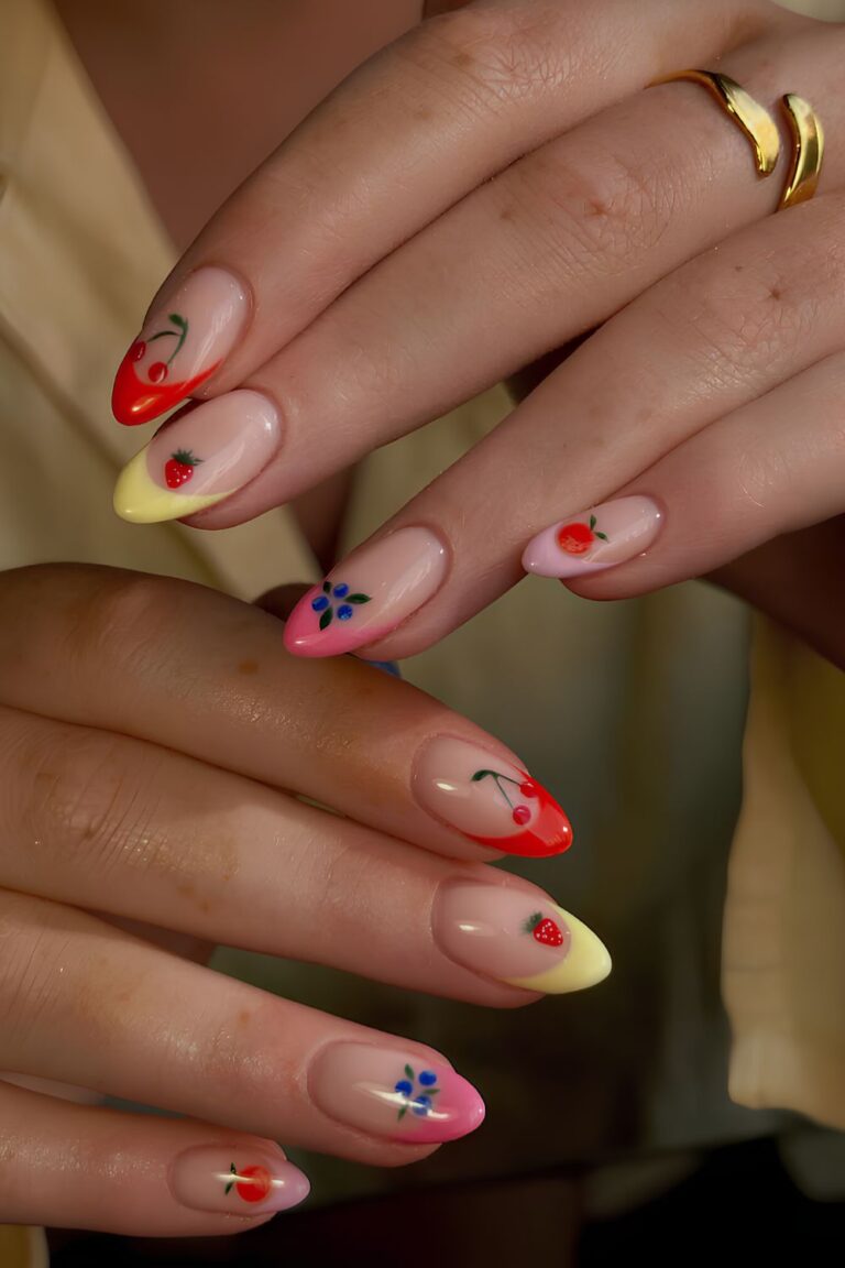 20 Cute & Bright Fruit Nail Ideas for Your Next Mani