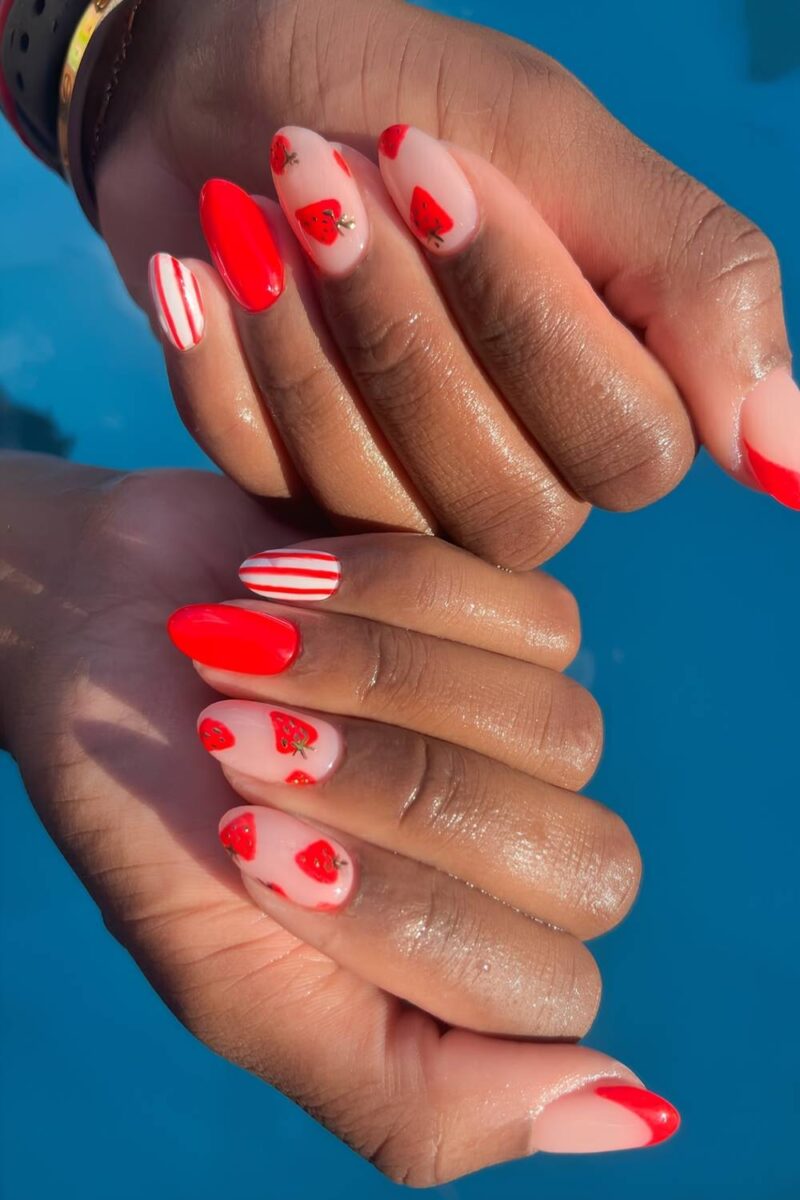 25 Red Summer Nail Ideas That’ll Get You Compliments Daily