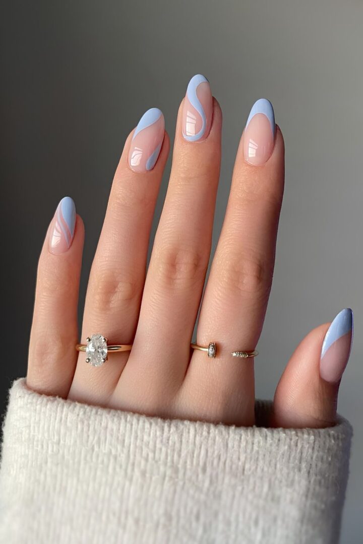 45 Light Blue Nail Ideas for the Prettiest Mani Ever