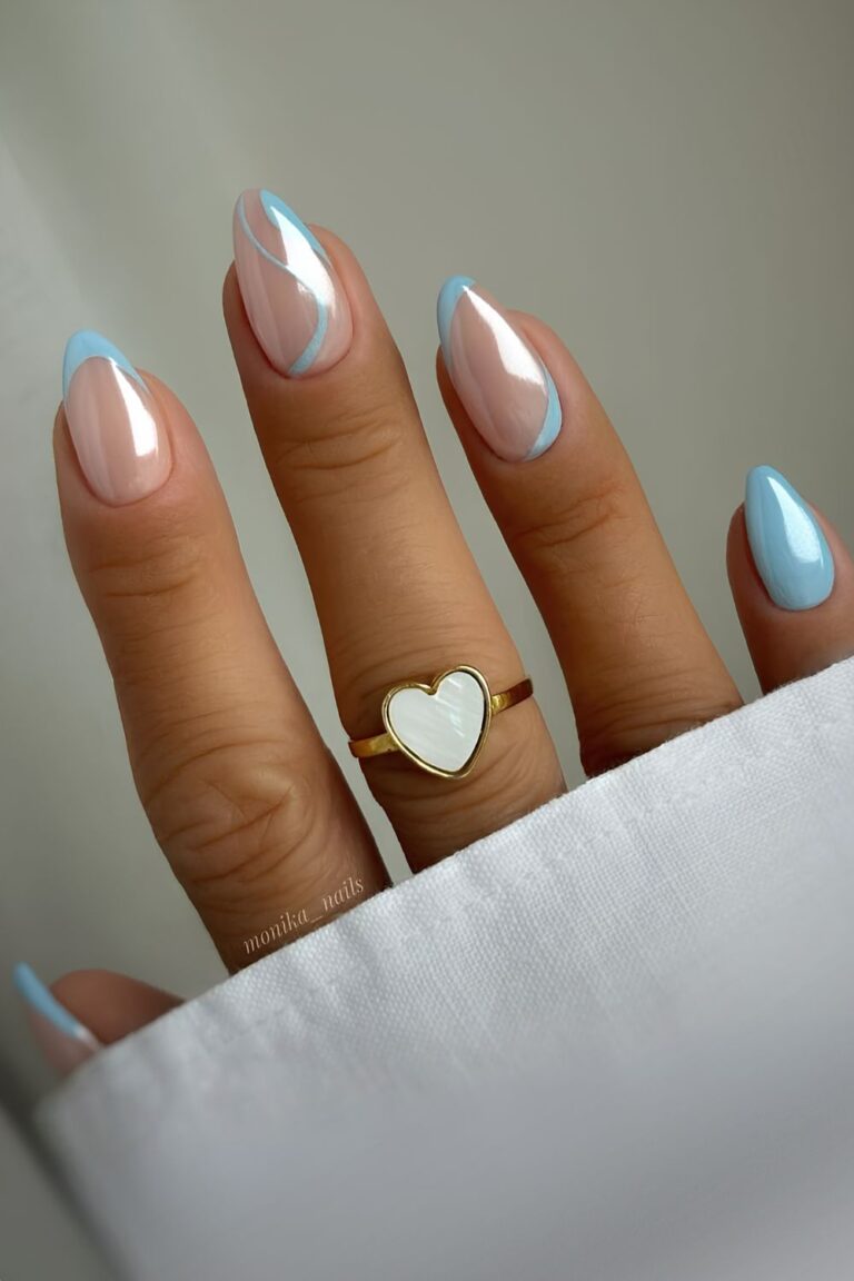 30 Cute Blue Summer Nails to Try Before the Season Ends