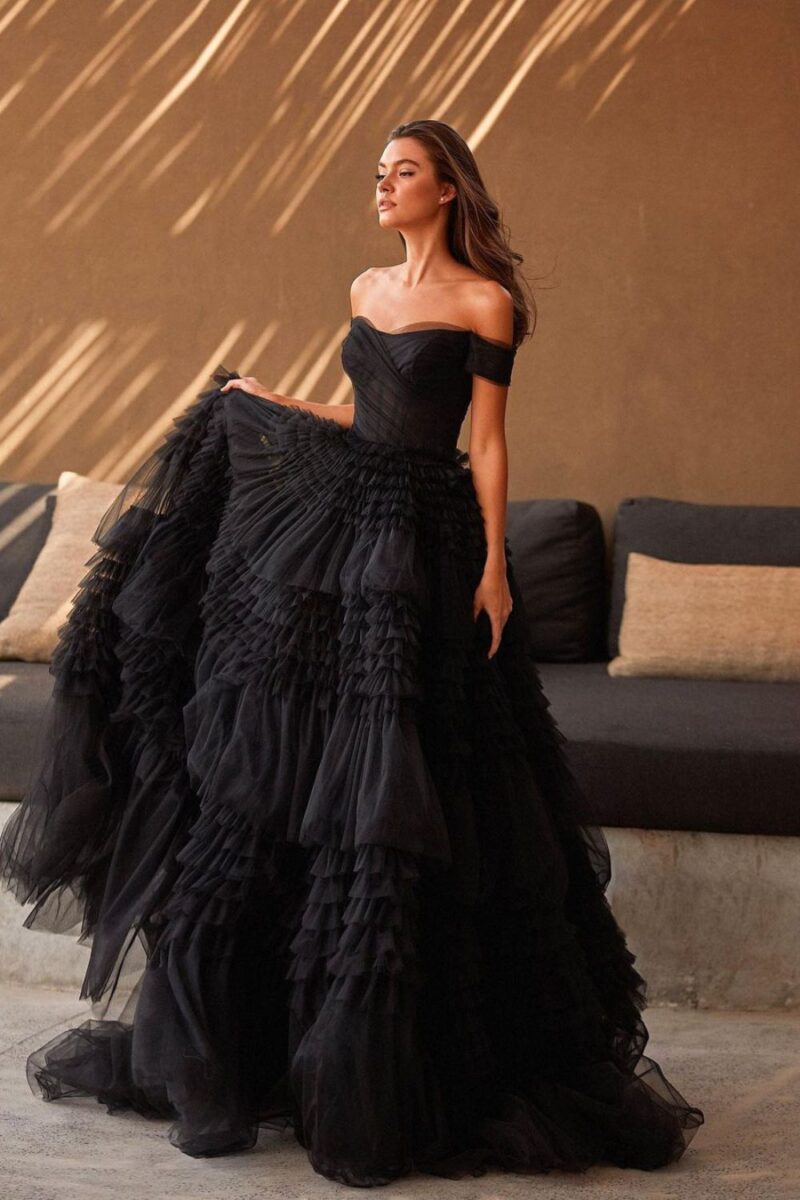 15 Black Evening Dresses That Are Absolute Fashion Goals