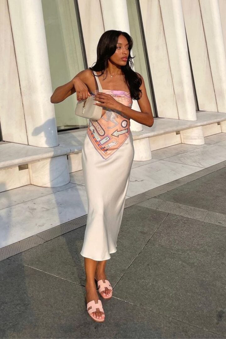 15 Fantastic Ways to Style a Silk Scarf