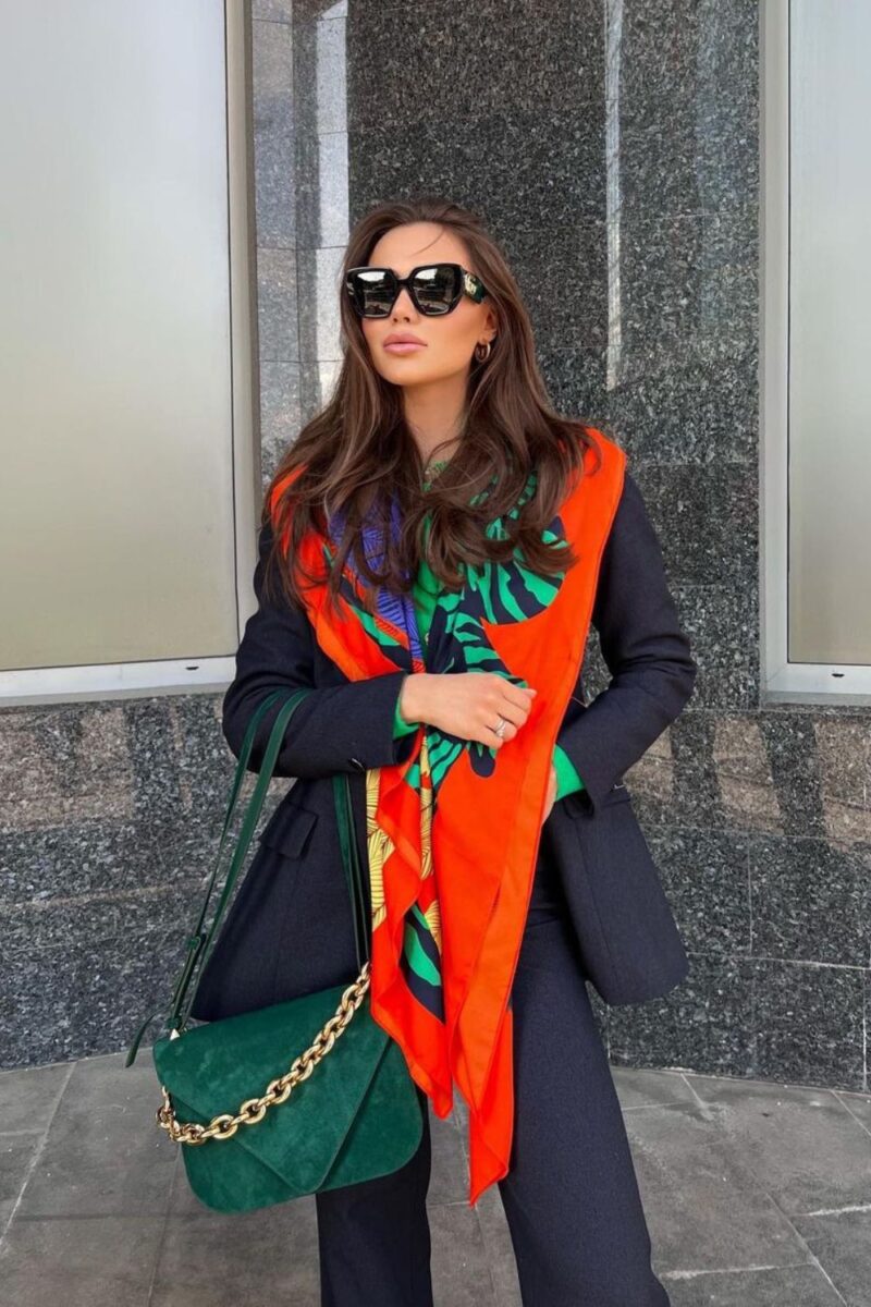 15 Fantastic Ways to Style a Silk Scarf