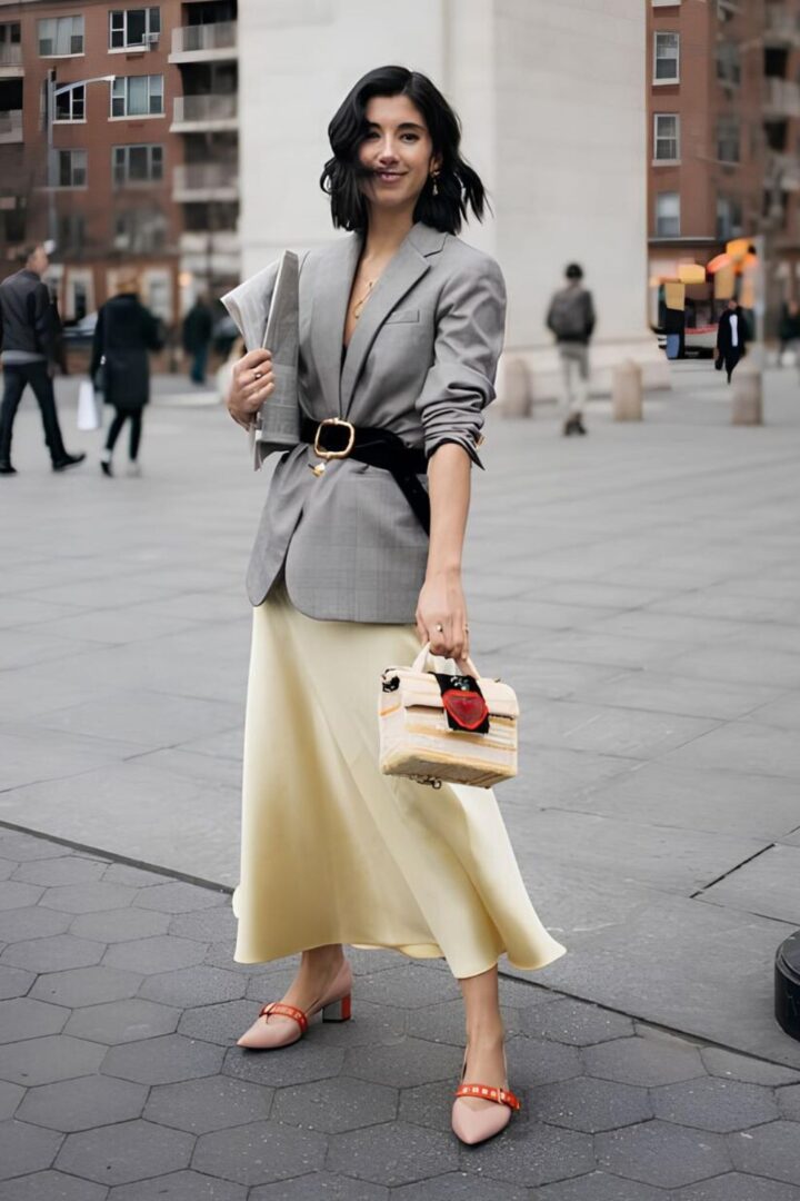 35 Silk Skirt Outfit Ideas That Make Them a Spring Must-Have