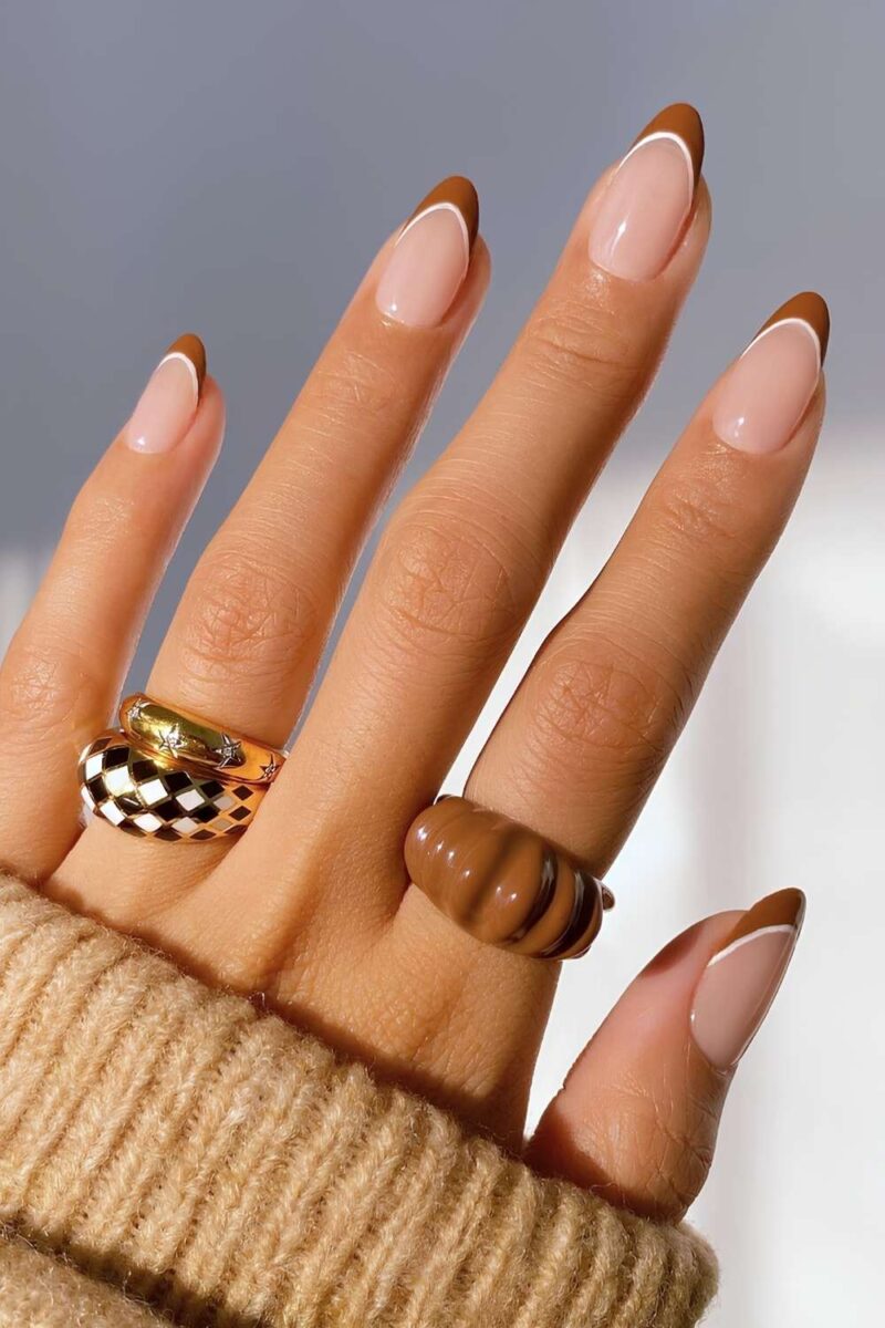 30 Fall French Nail Looks to Save for Your Next Set