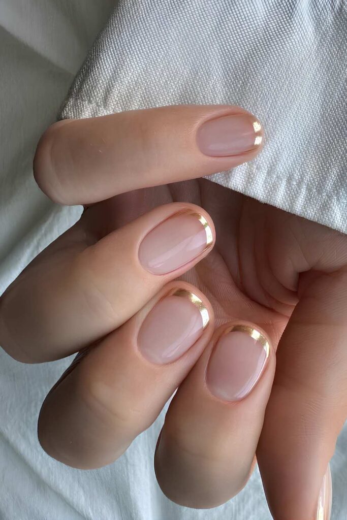 30 Gold French Tip Nails That’ll Make You Ditch Your Regular Mani