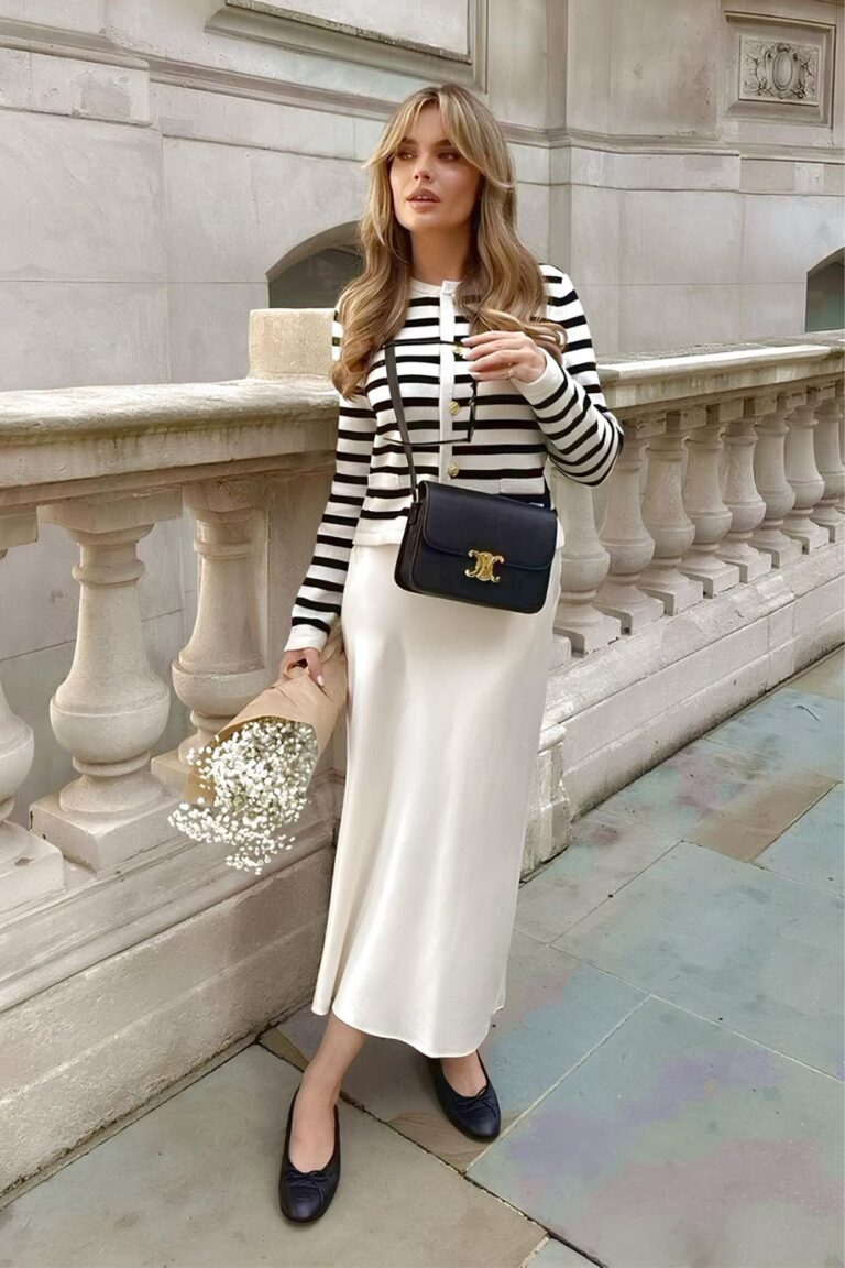 35 Silk Skirt Outfit Ideas That Make Them a Spring Must-Have