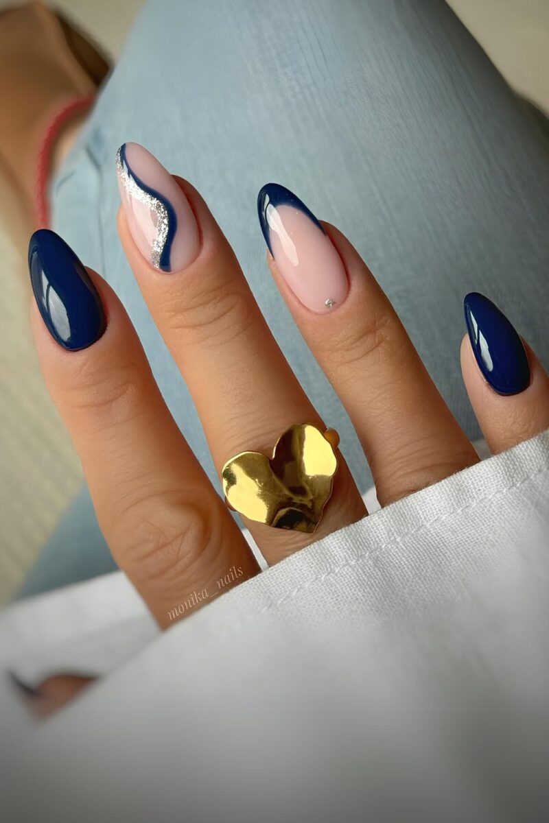 40 Stunning Navy Blue Nail Ideas You Need to Try in 2025