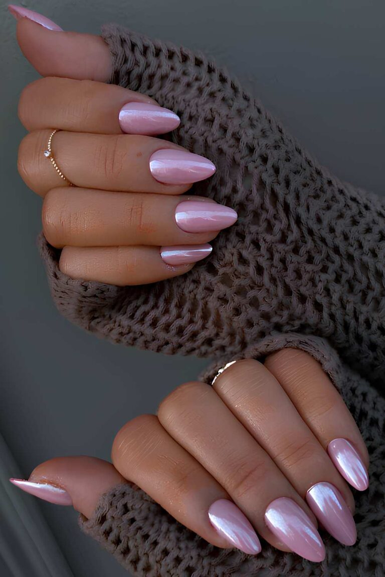 20 Fall Chrome Nail Designs That Are Trending Right Now