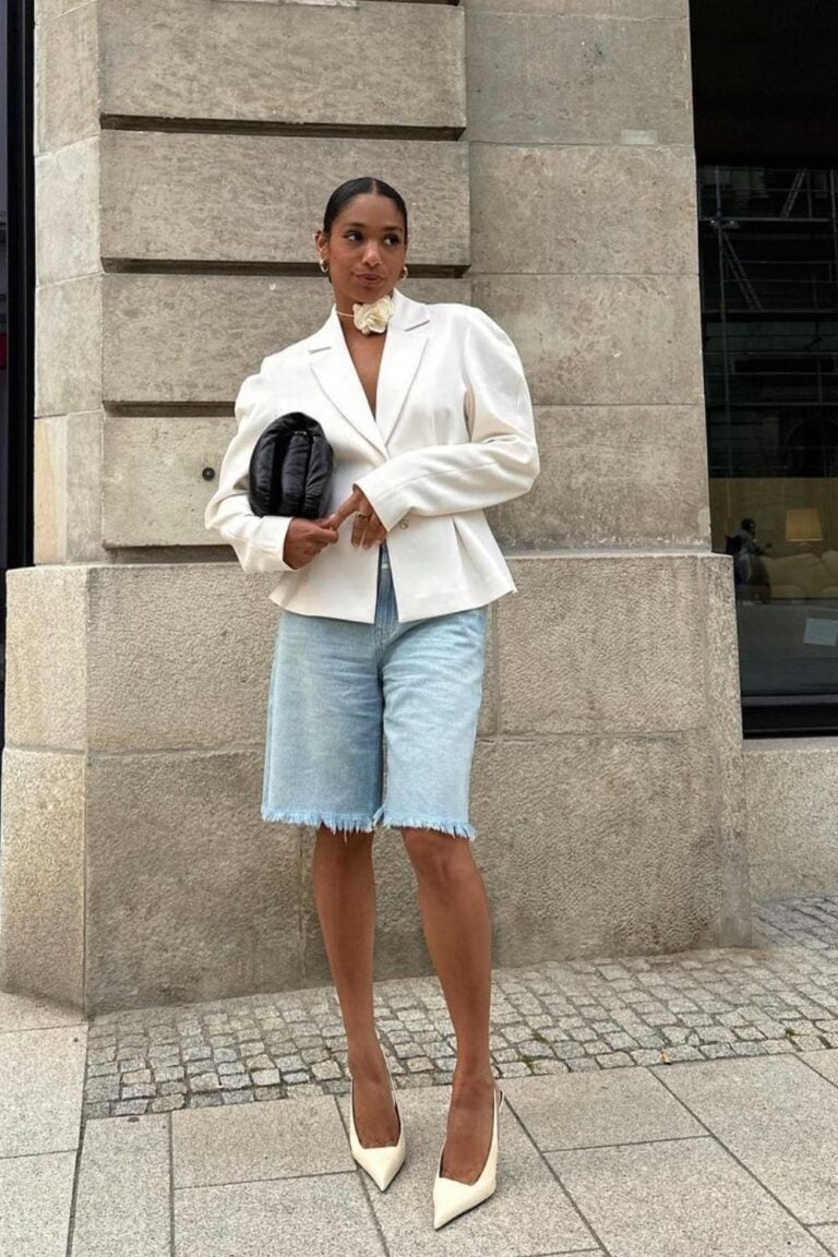 16 Stylish Bermuda Shorts Outfits You Can Wear Anywhere