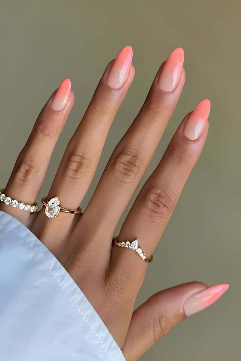 These 35 Peach Nails Will Make You Ditch Every Other Color