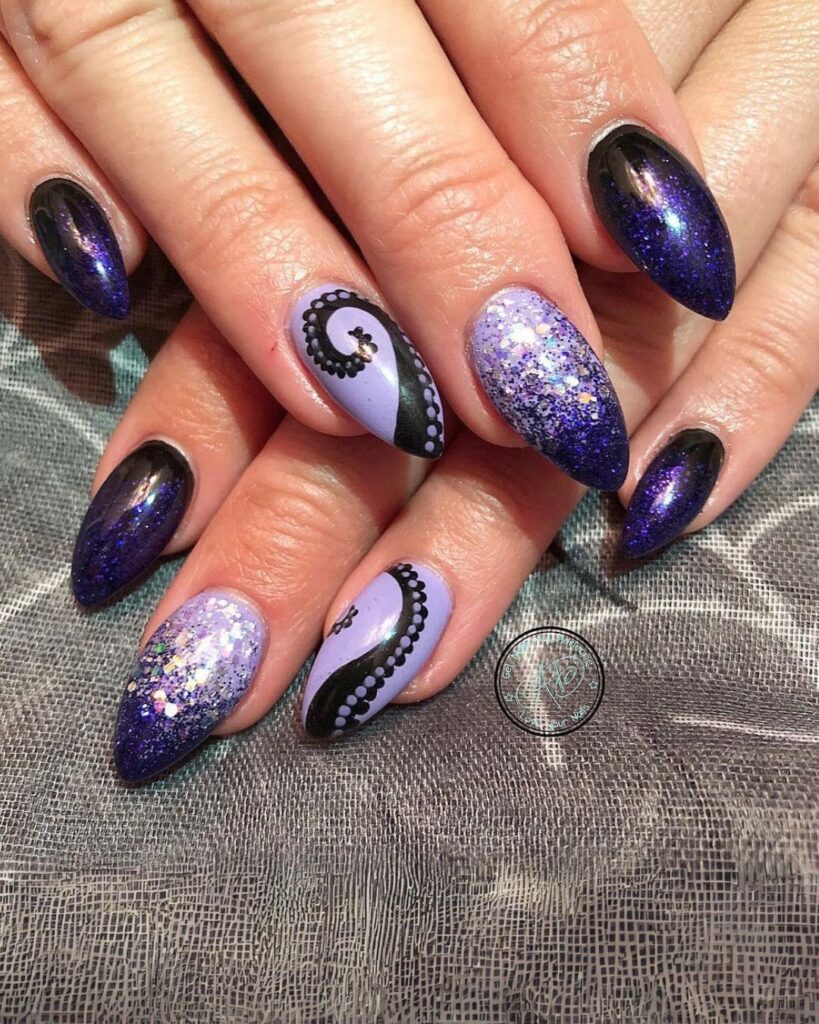 20 Disney Halloween Nail Ideas That Are Scary Good