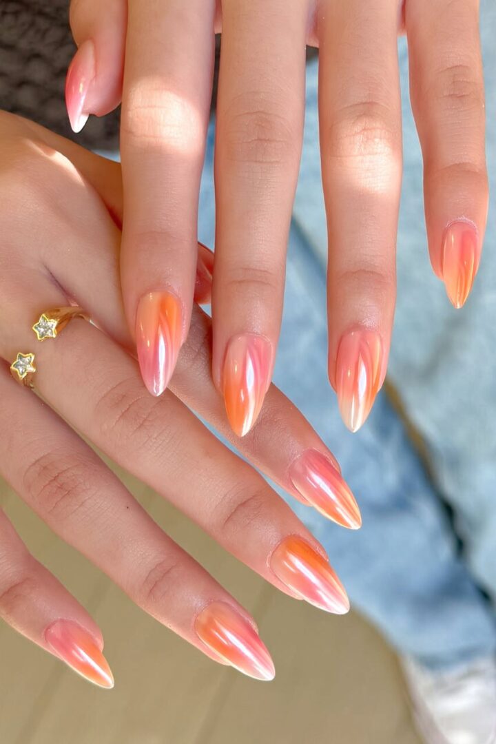 These 35 Peach Nails Will Make You Ditch Every Other Color