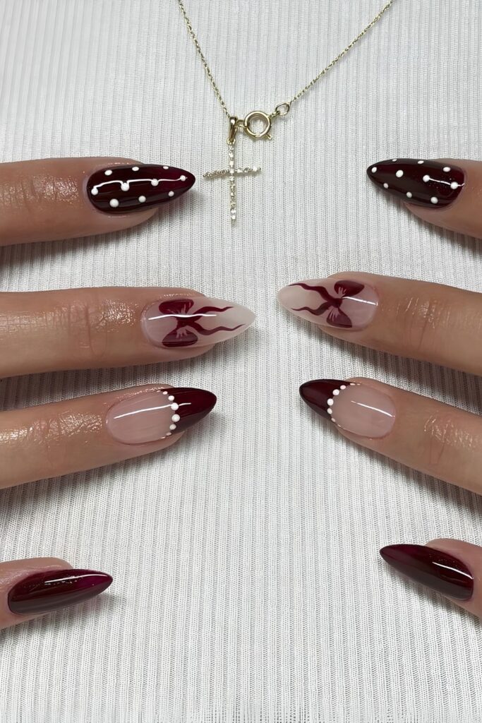 Cherry Mocha Nails Are Fall/Winter’s Most Delicious Trend