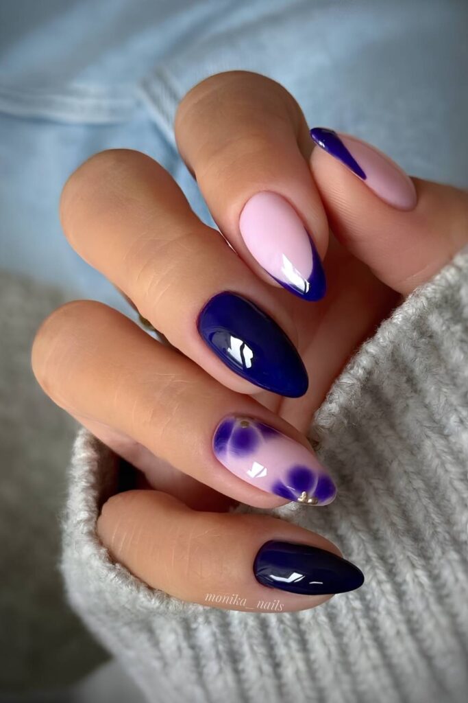 20 Sapphire Blue Nail Ideas Serving Royal Energy
