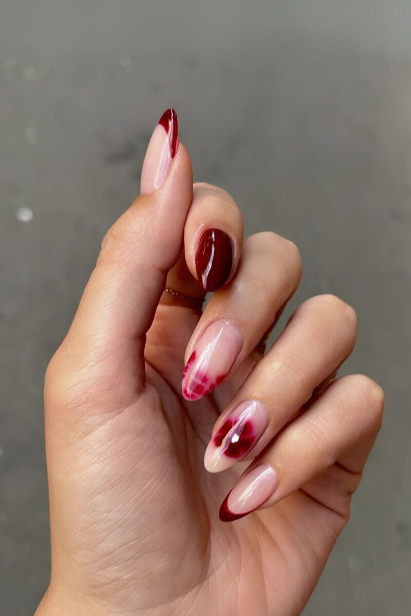 Cherry Mocha Nails Are TikTok’s Latest Obsession—Here Are 20 Must-Try ...
