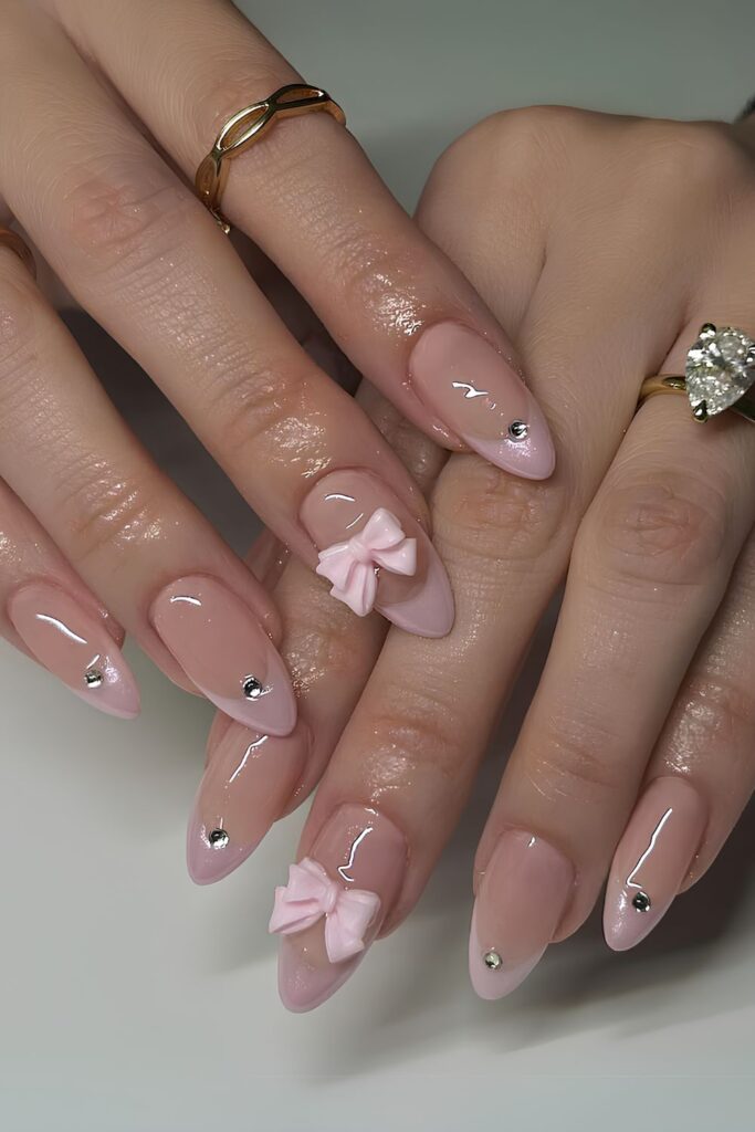 40 Bow Nail Designs That Are Too Cute to Handle
