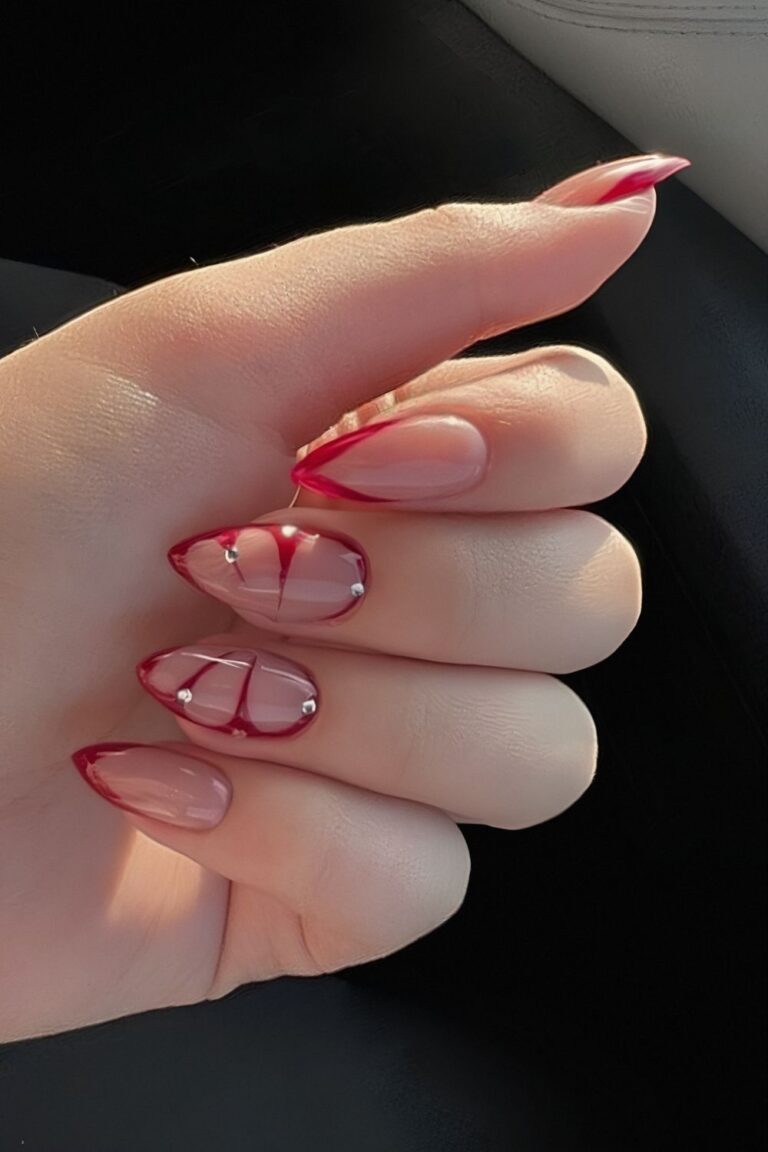 35 Ways to Rock Red French Tips Like a Total Diva
