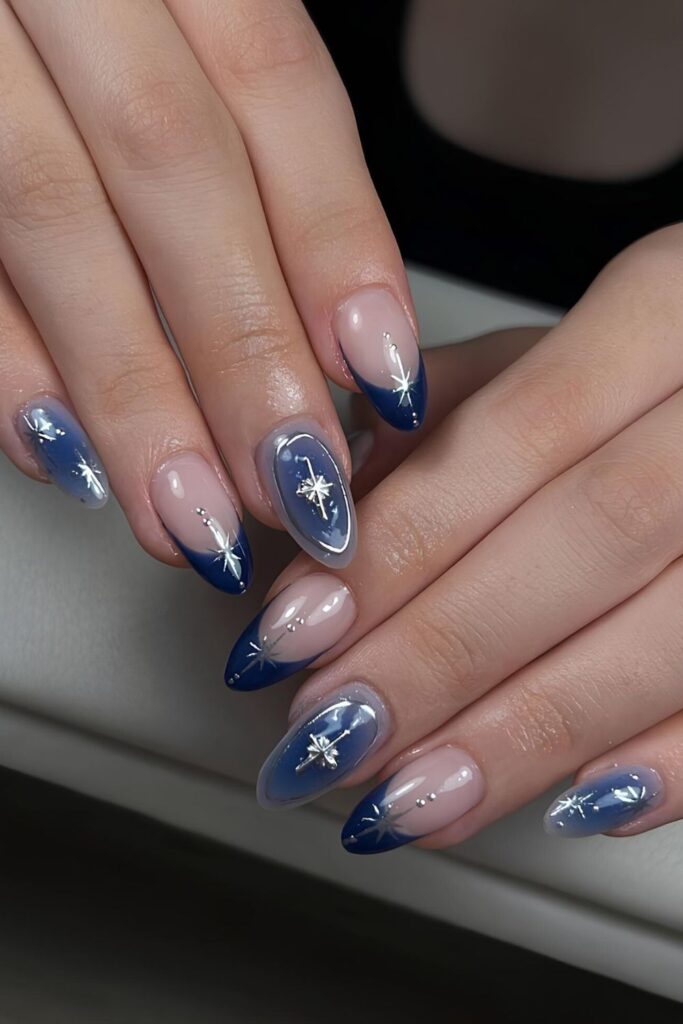 15 Jaw-Dropping Sapphire Blue Nail Designs to Try This Season