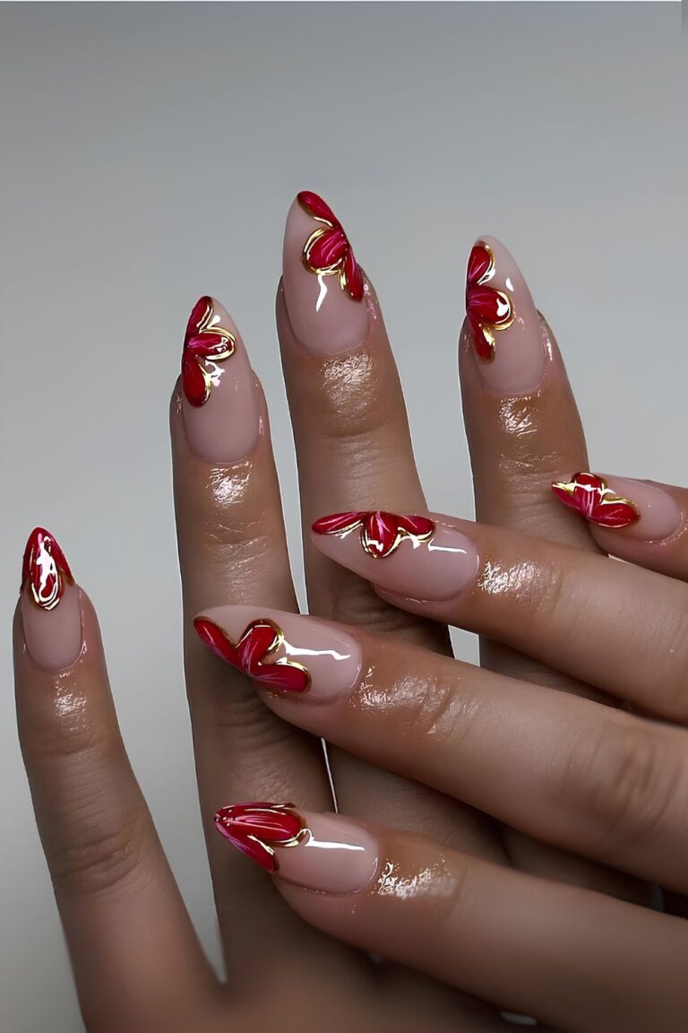 50 Red Nail Designs That Prove Classic Never Goes Out of Style