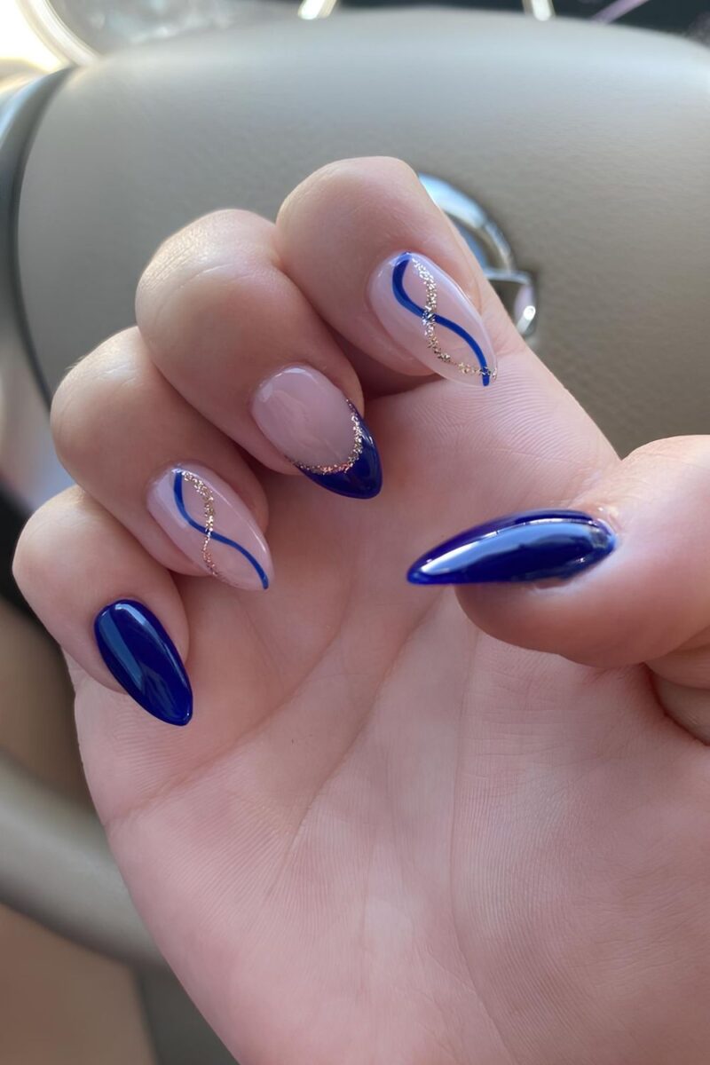 20 Royal Blue Nail Ideas for a Bold and Chic Mani Upgrade
