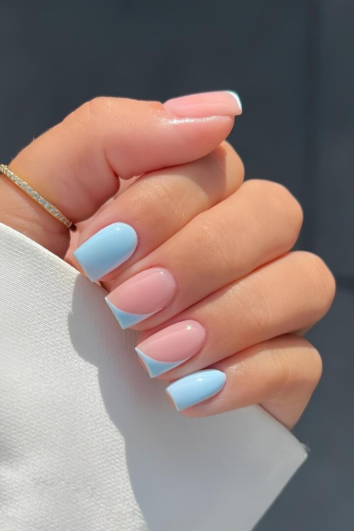 45 Light Blue Nail Ideas for the Prettiest Mani Ever