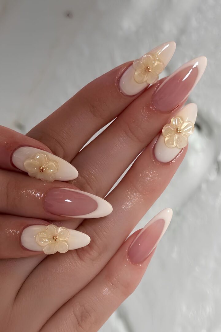 21 Vanilla Nail Designs So Pretty You’ll Stare at Your Hands All Day