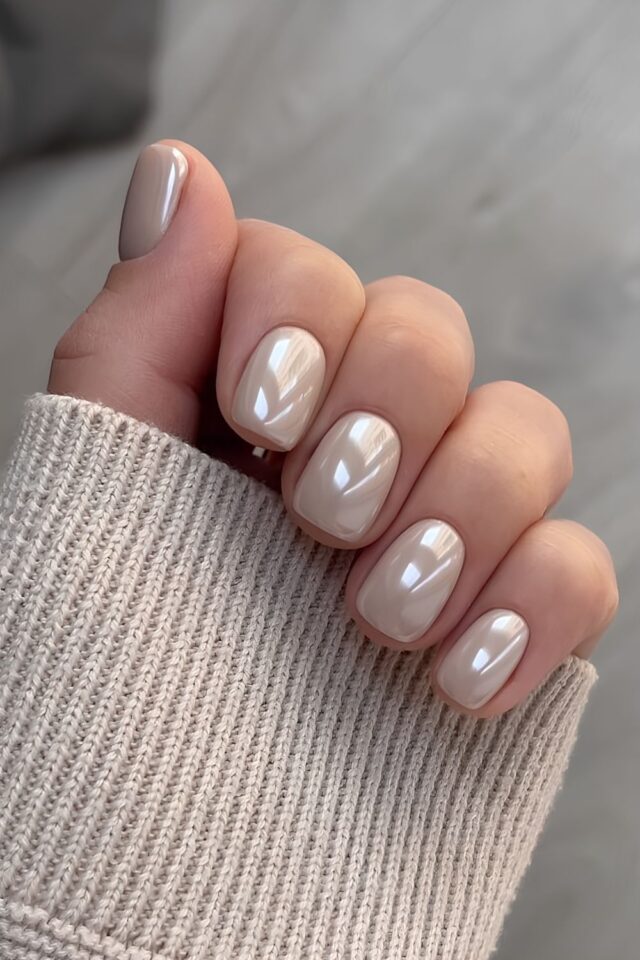 Neutral Chrome Nails: The Trend We Can't Get Enough Of