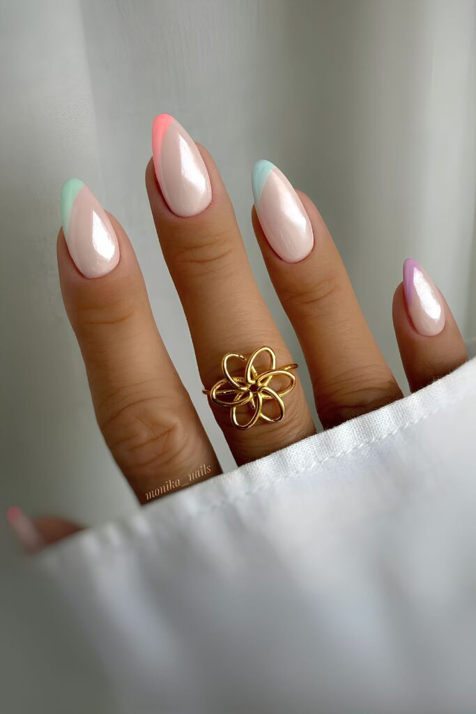 30 Chrome French Tip Nail Designs Trending Hard in 2025