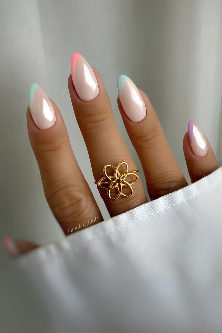30 Chrome French Tip Nail Designs Trending Hard in 2025