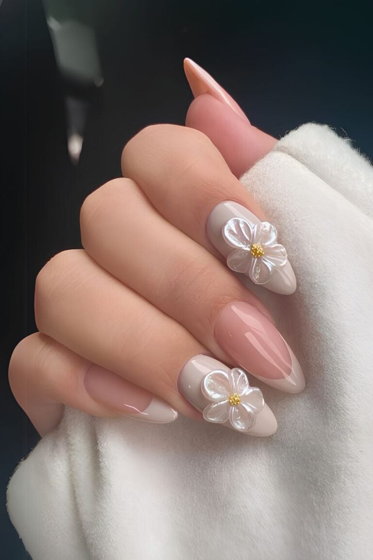 30 Gorgeous 3D Floral Nail Designs You’ll Want to Show Off ASAP