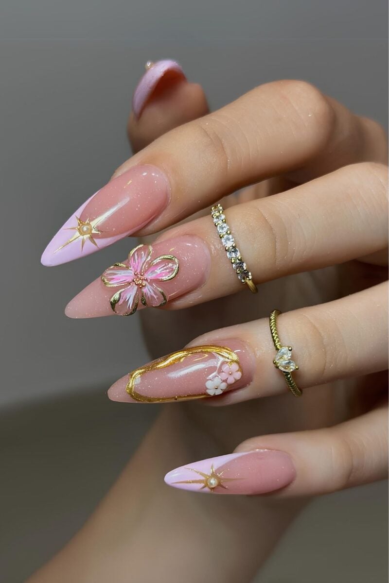 30 Gorgeous 3D Floral Nail Designs You’ll Want to Show Off ASAP