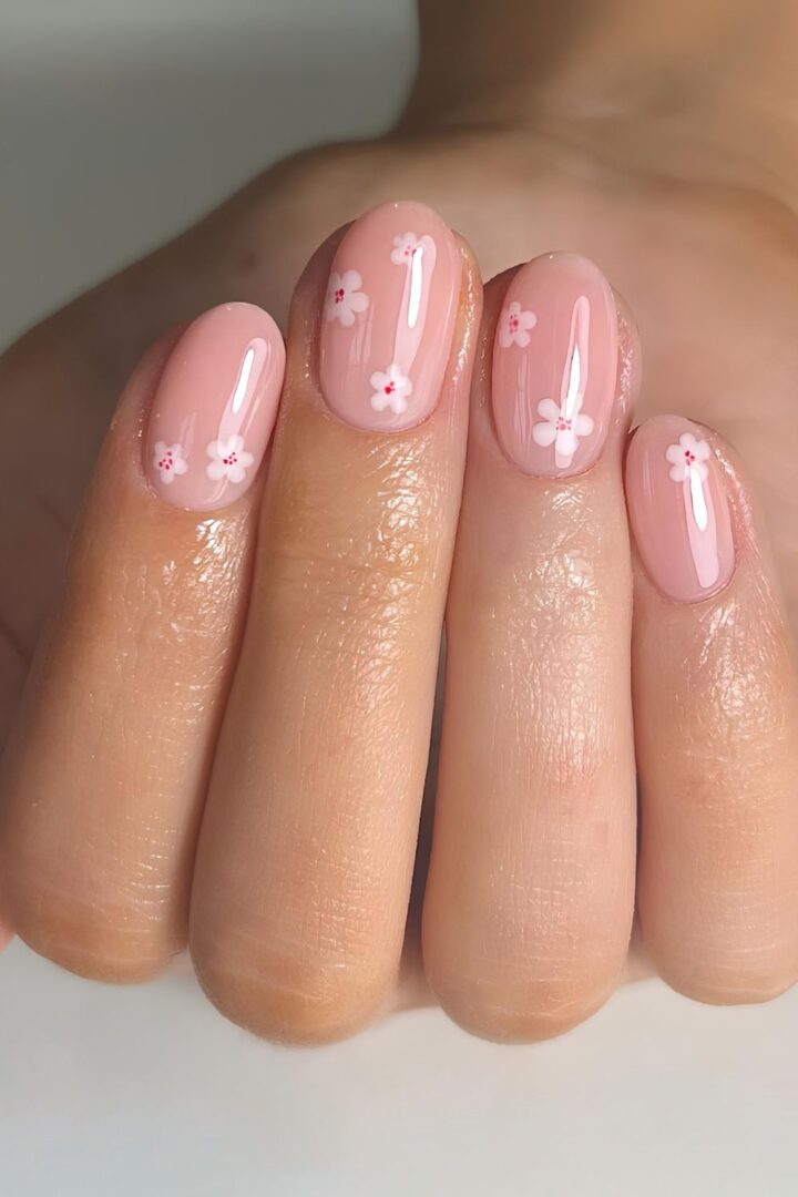 Trending Now: 40+ Pink Floral Nails You’ll Love