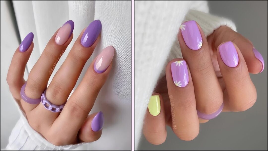 35 Purple Spring Nails That Are Running the Season