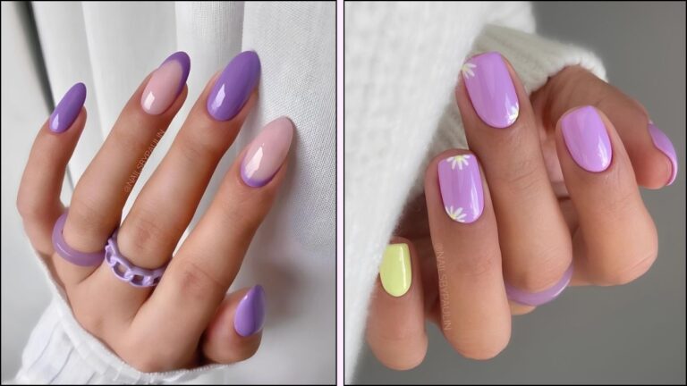 35 Purple Spring Nails That Are Running the Season