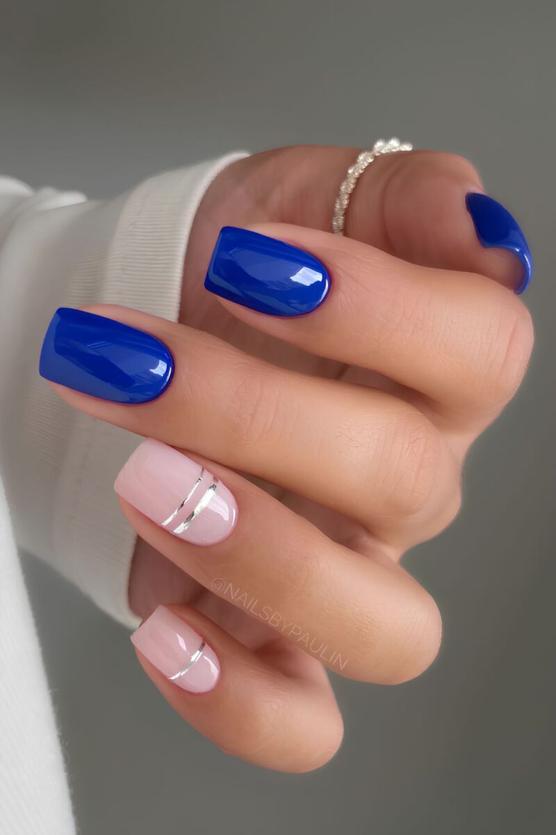 50 Blue Nail Designs for 2025 That Are Straight-Up Stunning