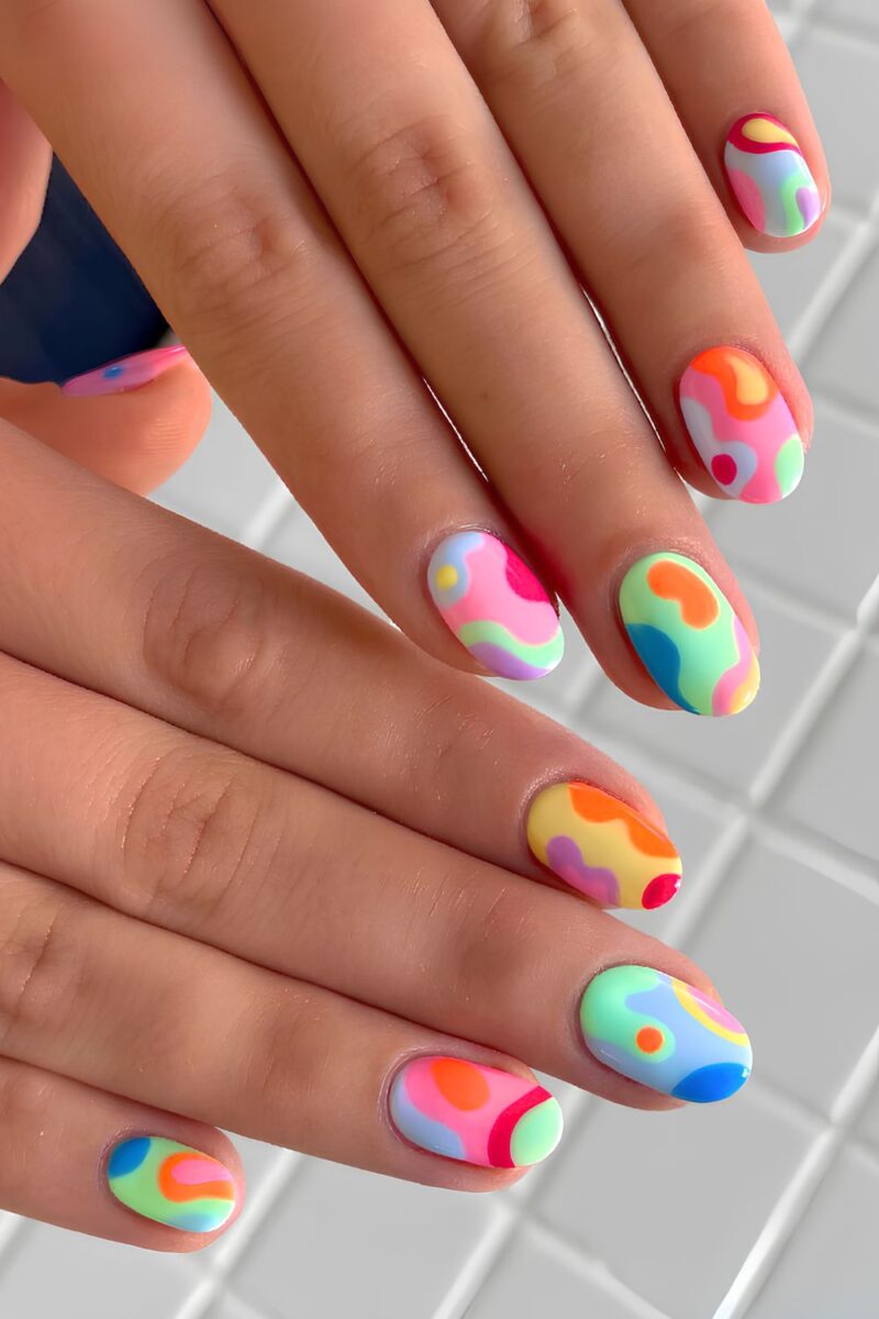 What Is the Dopamine Nails Trend? 20 + Mood-Boosting Designs