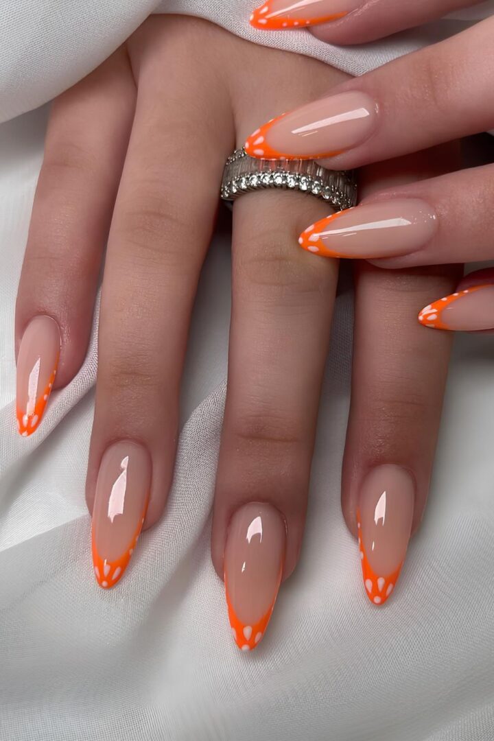 30 Orange Spring Nail Designs You’ll Regret Not Saving