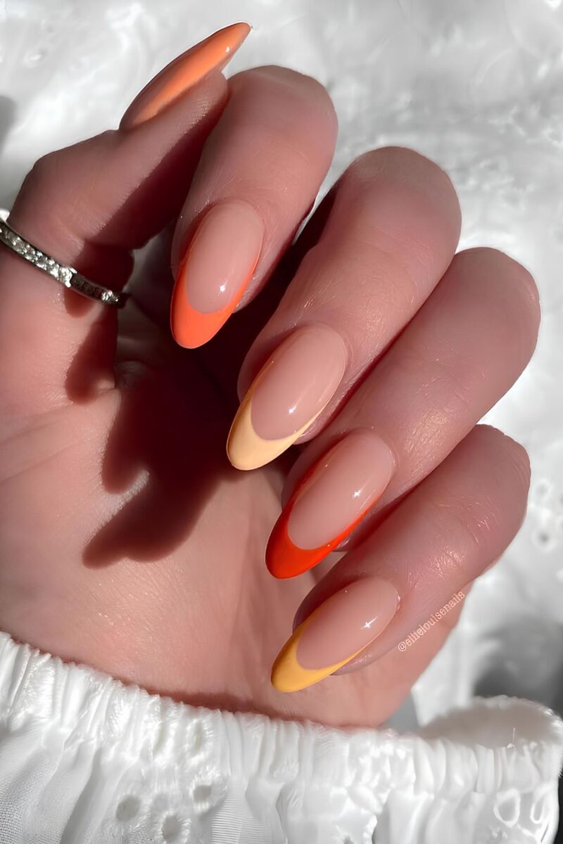 30 Orange Spring Nail Designs You’ll Regret Not Saving