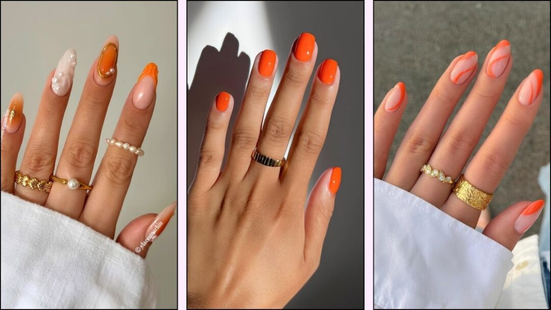 30 Orange Spring Nail Designs You’ll Regret Not Saving